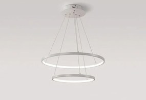 Toolight - LED závěsné svítidlo Vegas 40+60cm + dálkové ovládání, bílá, OSW-07858
