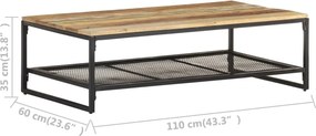 vidaXL Konferenční stolek 110 x 60 x 35 cm masivní recyklované dřevo [320245]