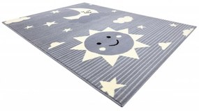 Kusový koberec PP Sky šedý 140x190cm