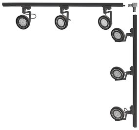 Zuma Line 3579 - Bodové svítidlo v lištovém systému MASTER 6xGU10/15W/230V černá