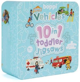 Puzzle boppi puzzle 10 in 1 doprava