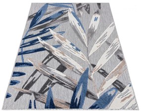 Kusový koberec Palm šedomodrý 80x200cm