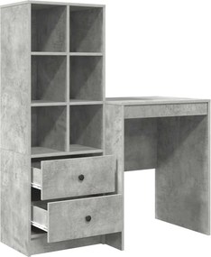 Stůl Betonově šedá 105,5 x 50 x 127 cm 2 ks 3337340