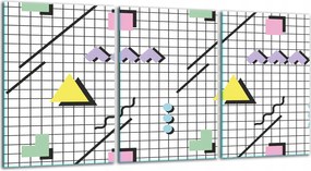 Skleněná Deska Na Krájení Deska 3x30x52 Vzor 7v1