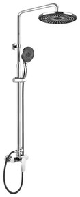 Mereo Dita sprchová baterie s talířovou kulatou sprchou, černá CBE60104SFD