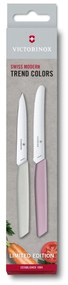 VICTORINOX Sada nožů Swiss Modern Blush LE 2022 2 ks růžový a šedý