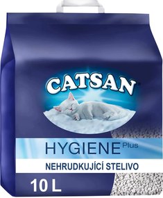 Catsan Stelivo pro kočky Hygiene Plus nehrudkující 10 l