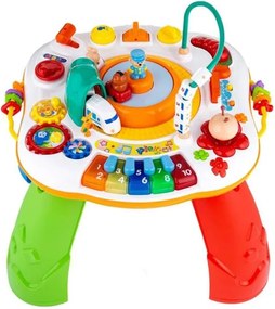 Mluvící a hrající interaktivní stoleček New Baby s jezdícím vláčkem CZ/SK