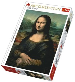 Puzzle Mona Lisa 1000 dílků 48x68cm v krabici 40x27x6cm