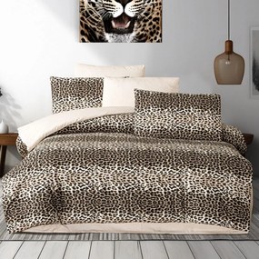 Povlečení bavlněné Leopard 200x140cm+90x70cm TiaHome