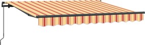 Stahovací markýza Žlutá 350 x 200 cm textil 3329688