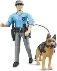 Bruder 62150 Policista se psem / 1:16 / od 4 let