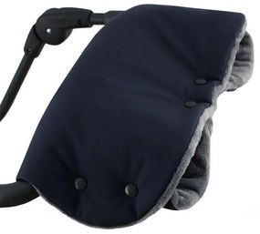 ESITO Rukávník na kočárek Magna softshell s reflexem Tmavě šedá/šedá