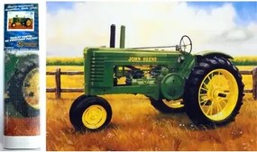 NORIMPEX Diamantové malování Traktor John Deere / 30x40 cm