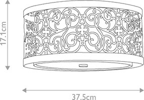 Feiss FE-ARABESQUE-F - Stropní svítidlo ARABESQUE 2xE27/40W/230V zlatá