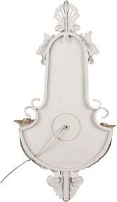 Béžová antik nástěnná kovová lampa Anelli - 40*18*70 cm E14/ 2*25W