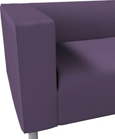 Potah na pohovku Kilppan 4-místná barva fialová látka pletený vzor