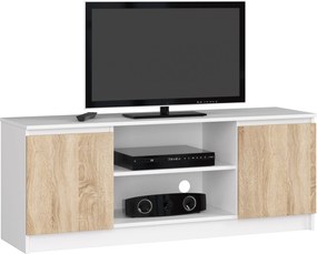 TV stolek K140 bílá/dub sonoma