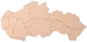 ČistéDřevo Dřevěná mapa Slovenska