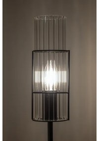 Markslöjd 108556 - Stolní lampa TUBO 1xE14/40W/230V 65 cm černá/čirá