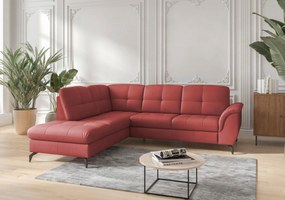 XXXLutz ROHOVÁ SEDAČKA, kůže, červená Sit & More - Sedací soupravy - 00014401622M