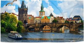 Sablio Ručník Praha Karlův most 2 - 50x100 cm