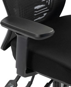Ergonomická kancelářská židle MERTON - černá síťovina