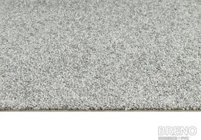 Breno Metrážový koberec MOUNT TWIST 75 světle šedý, šíře 400 cm, Šedá