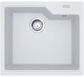 Franke Urban UBG610-56 Granitový dřez bez odkapu, 56x50cm, bílá led, 114.0700.064