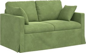 Set pohovek 2 ks Světlá zelená samet 3407510