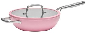 Wok pánev s poklicí/s keramickým povrchem ø 28 cm Meda 3.0 – FABINI