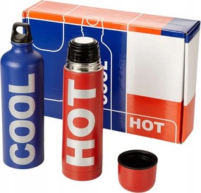 Sada termosek 500 ml Hot lahev na pití 750 ml Cool dárek