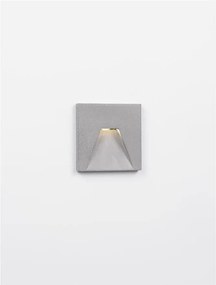 NV 9117080 Venkovní zapuštěné svítidlo do zdi FINLO šedý beton IP65 bez světelného zdroje - NOVA LUCE