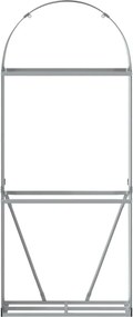 vidaXL Stojan na dřevo 80 x 45 x 190 cm pozinkovaná ocel [364570] Barva: Hnědá