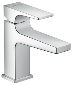 Hansgrohe Metropol- Páková baterie 100 pro umývátko s páčkovým rukojetí a odtokovou soupravou Push-Open, chrom 32500000