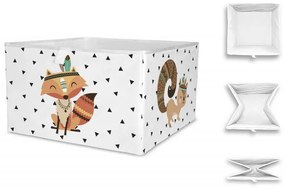 Úložná krabice indian fox, 20x32 cm