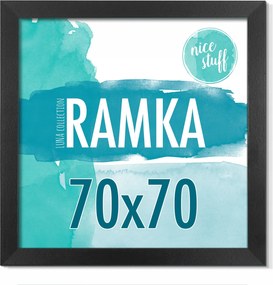 Rámeček 70x70 Rámeček na fotografie 70x70 rámečky na fotografie černá Mdf rám