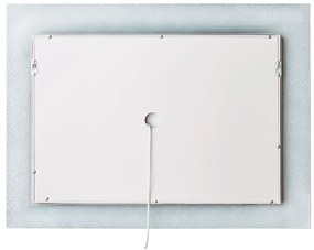 Nástěnné zrcadlo s LED osvětlením 60 x 80 cm NEXON Beliani