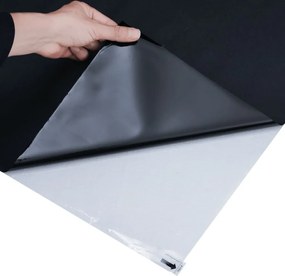 vidaXL Okenní fólie statická matná černá 60 x 500 cm PVC [155832]