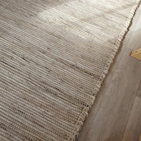 Hanse Home, Běhoun Handloom 105962 Dhaka Grey Brown, 80x200, béžová, chodba / předsíň