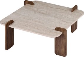 Béžový konferenční stolek 90x90 cm Marais – Nordure