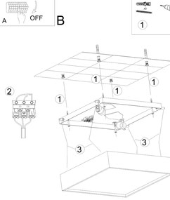 Nástěnné svítidlo Helios, 1x bílé keramické stínítko