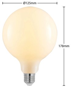 LED žárovka E27 6W 2700K G125 stmívatelná opál 3ks