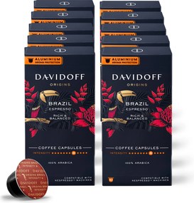 Tchibo - Davidoff Café Origins Brazil Espresso − 10 x 10 kapslí - Intenzita: 8/12