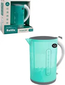 Konvice rychlovarná dětská modrozelená na baterie 17 cm / Hračka / Pří