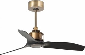 FARO 33429 JUST FAN XS, starozlatá/černá, stropní ventilátor 81cm - FARO