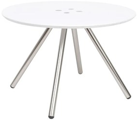 Konferenční stolek 60cm, se stříbrnými nohami Leitmotiv