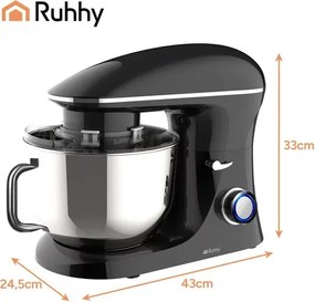 Kuchyňský robot 1500 W, s mísou 6,2L – RUHHY