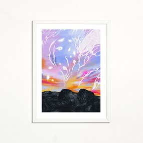 Martu Hlavajová | Memento Mori Rám: Černý, Velikost: 40 x 30 cm