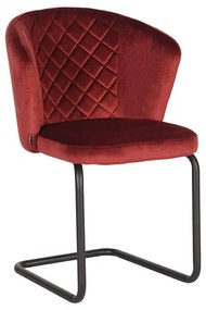 LABEL51 jídelní židle FLOW červená Color: Red UK-30.251